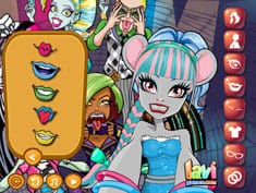 MONSTER HIGH FUNNY FACE CREATOR online spiel | POMU Spiele