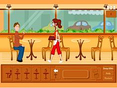 CAFE WAITRESS online spiel | POMU Spiele