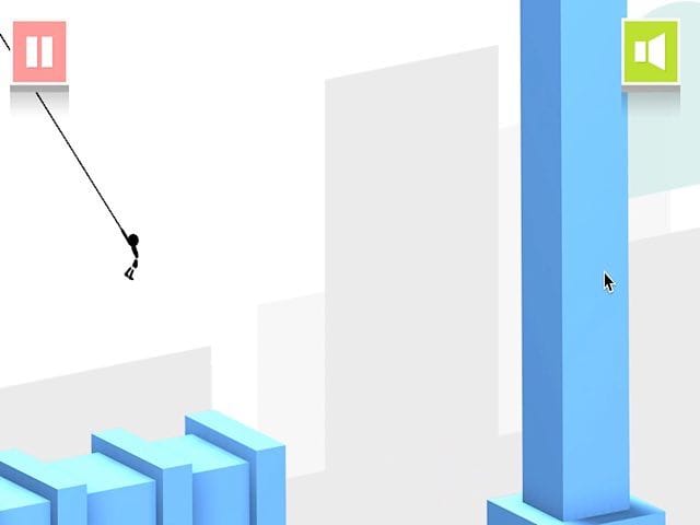 FLY WITH ROPE online spiel | POMU Spiele