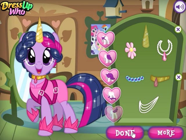 MY LITTLE PONY HAIR SALON online spiel | POMU Spiele