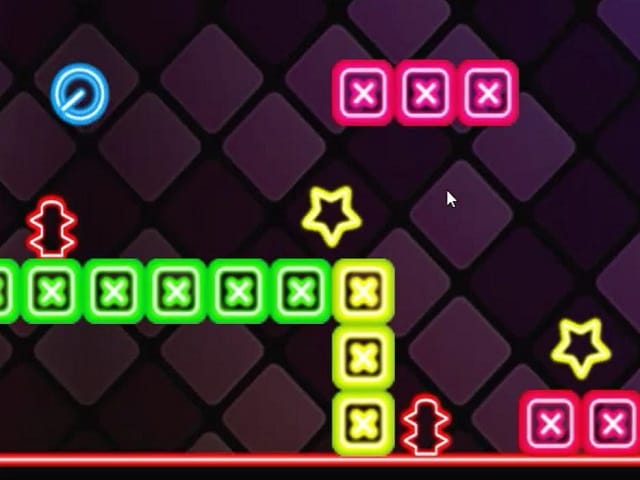NEON DASH online spiel | POMU Spiele