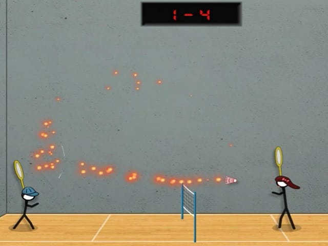 STICK FIGURE BADMINTON 3 online spiel | POMU Spiele