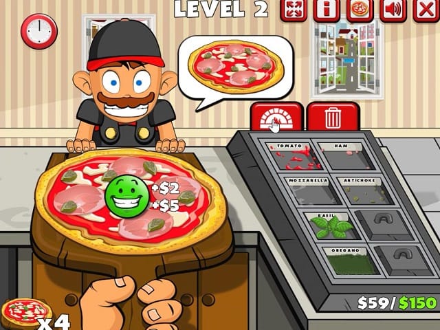 PIZZA PARTY online spiel | POMU Spiele