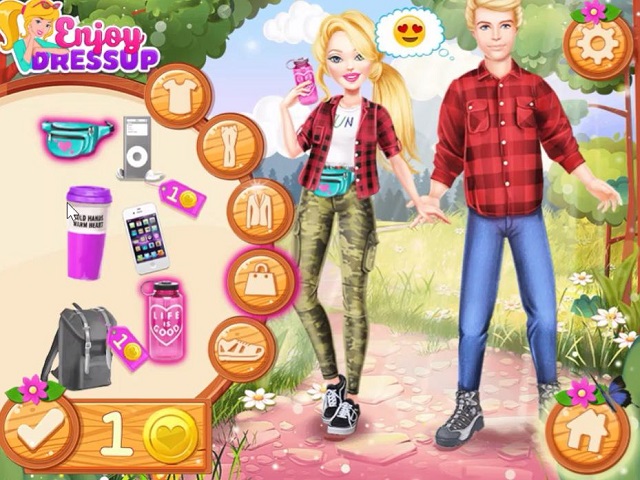 BARBIE HIKING DATE online spiel | POMU Spiele