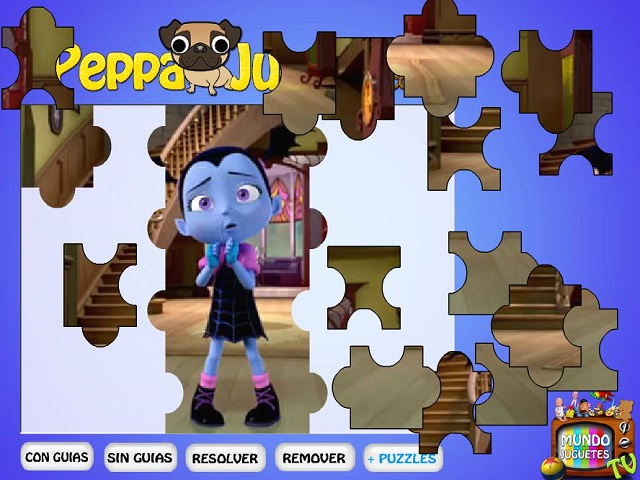 PUZZLE VAMPIRINA SCARED online spiel | POMU Spiele