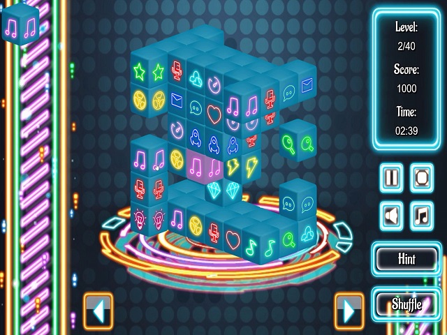 NEONJONG 3D online spiel | POMU Spiele