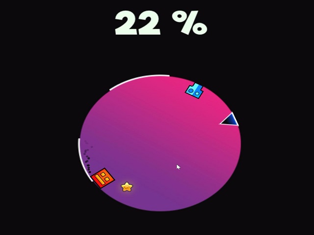 GEOMETRY LOOP JUMP online spiel | POMU Spiele