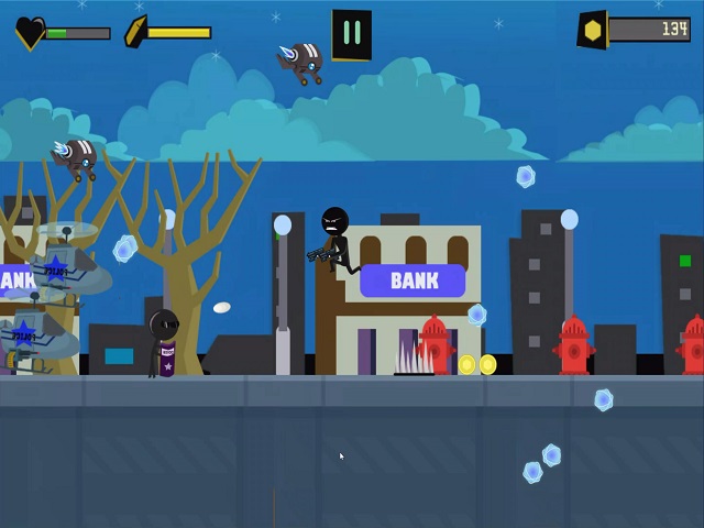 STICKMAN FUGITIVE online spiel | POMU Spiele