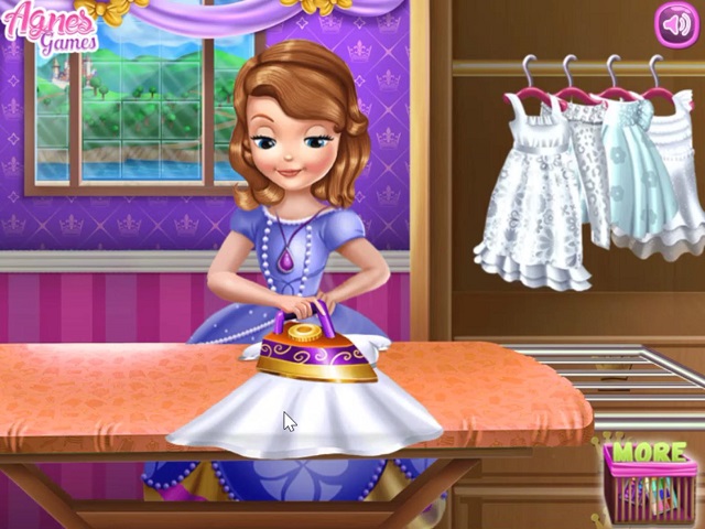 YOUNG PRINCESS LAUNDRY DAY online spiel | POMU Spiele